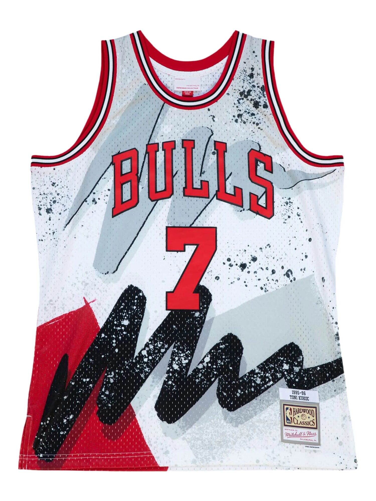 Кроп-топ Toni Kukoc NBA Chicago Bulls 1997 Hyper Hoops Swingman