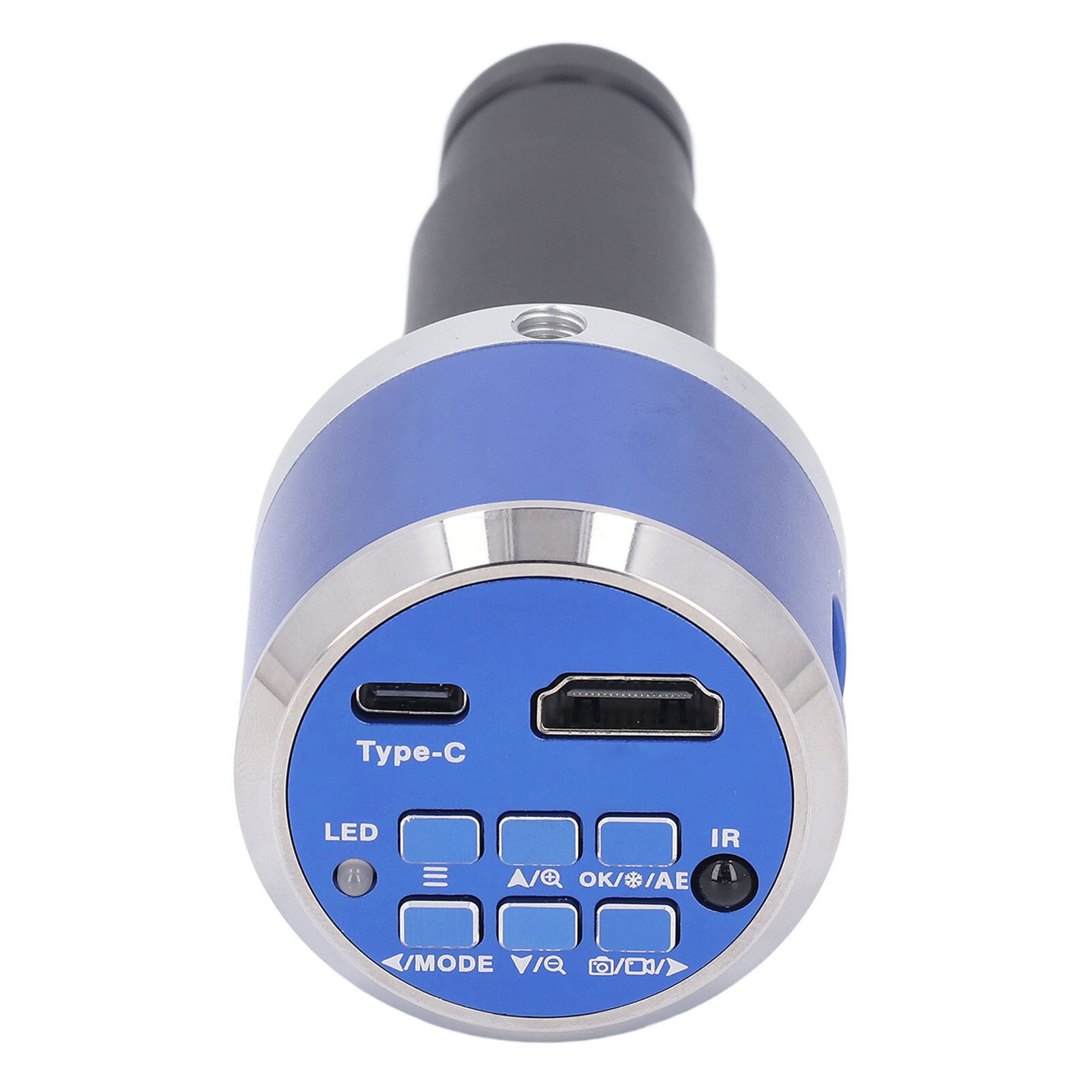 4K HD камера для микроскопа с мультимедийным интерфейсом HD, цифровая камера для микроскопа типа C с адаптером для объектива 0,5X C Mount, вилка EU