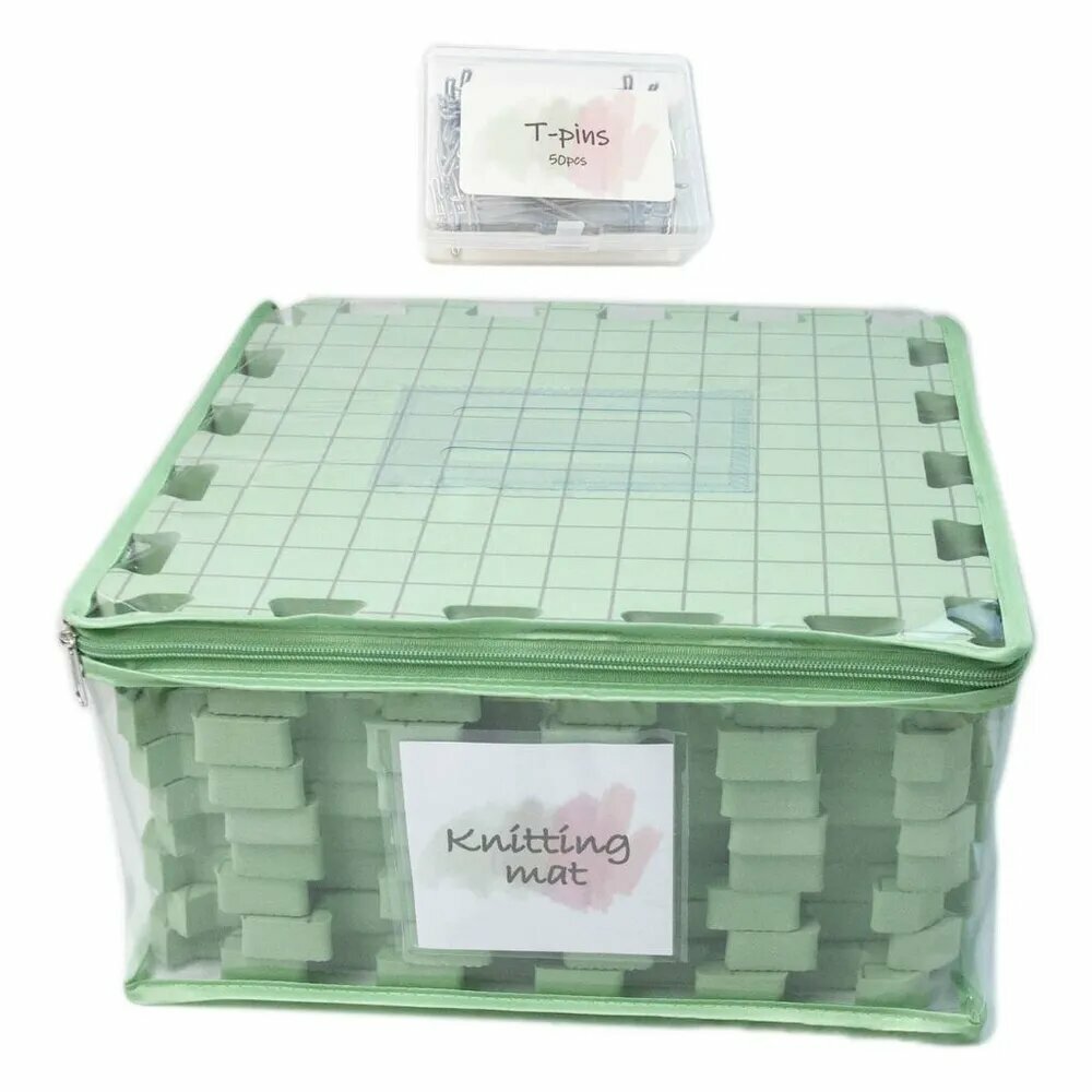 Швейные инструменты, Фоам-панели для вязания - зеленый, 1 набор