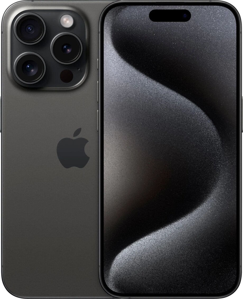 Смартфон Apple iPhone 15 Pro, 128Gb, Dual eSIM, Black Titanium
