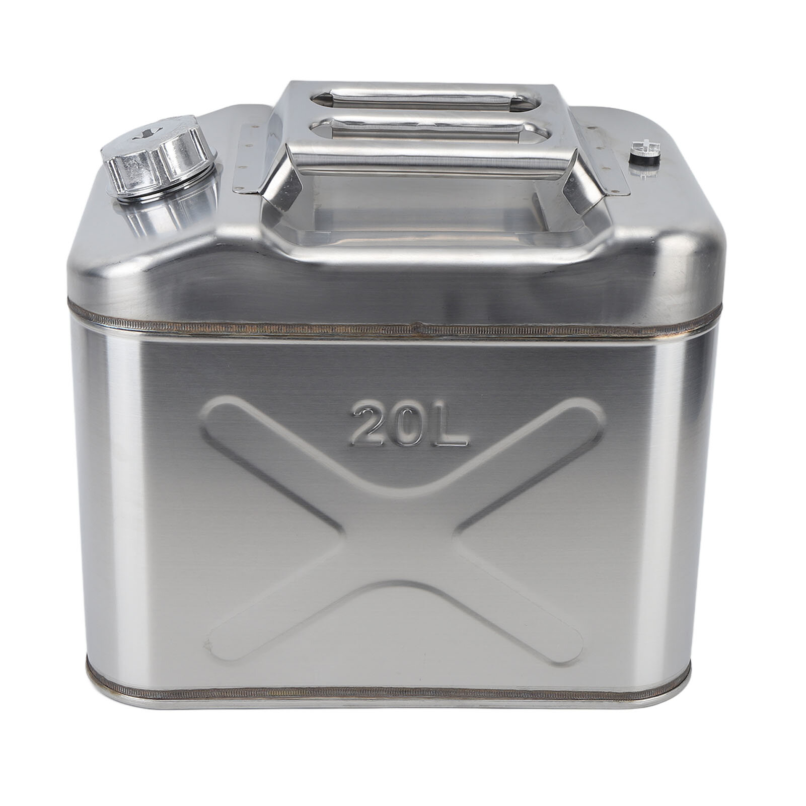 5,2-галлонная (20 л) канистра для топлива из нержавеющей стали, устойчивая к коррозии, портативный контейнер для бензина, бензобак для США.