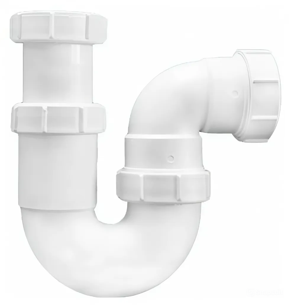 Сифон трубный Р-образный (2"х50мм) без выпуска McAlpine 5259