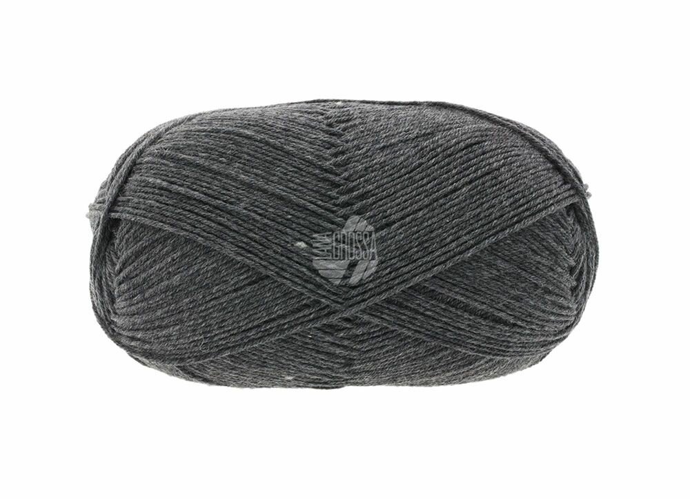 Носочная пряжа Lana Grossa Merino Extrafine Meilenweit 100 (2403 Anthrazit)