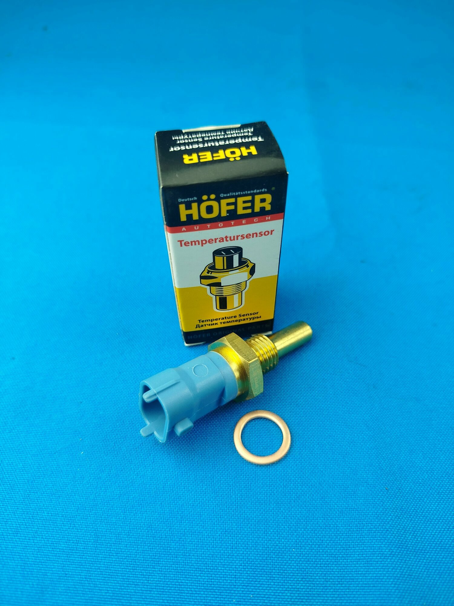 Датчик температуры "HOFER" для автомобилей ГАЗ дв.405, 409 Евро-3