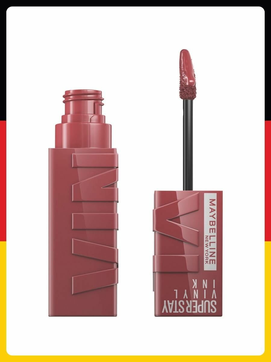 Губная помада Maybelline New York Super Stay Vinyl Ink 40 Witty, 4.2 мл