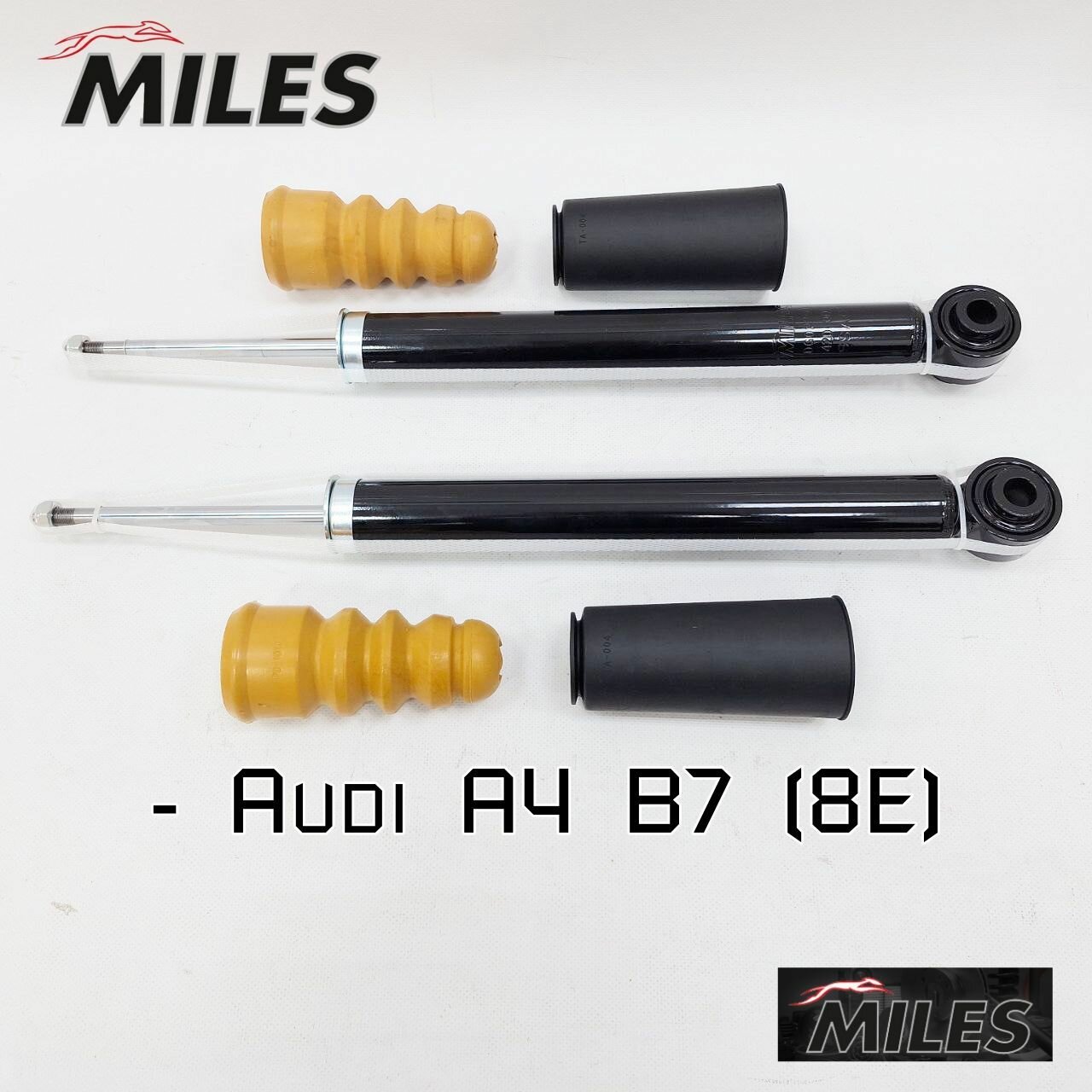 Задние амортизаторы с пыльниками и отбойниками MILES для Audi A4 B7 8E, Ауди А4