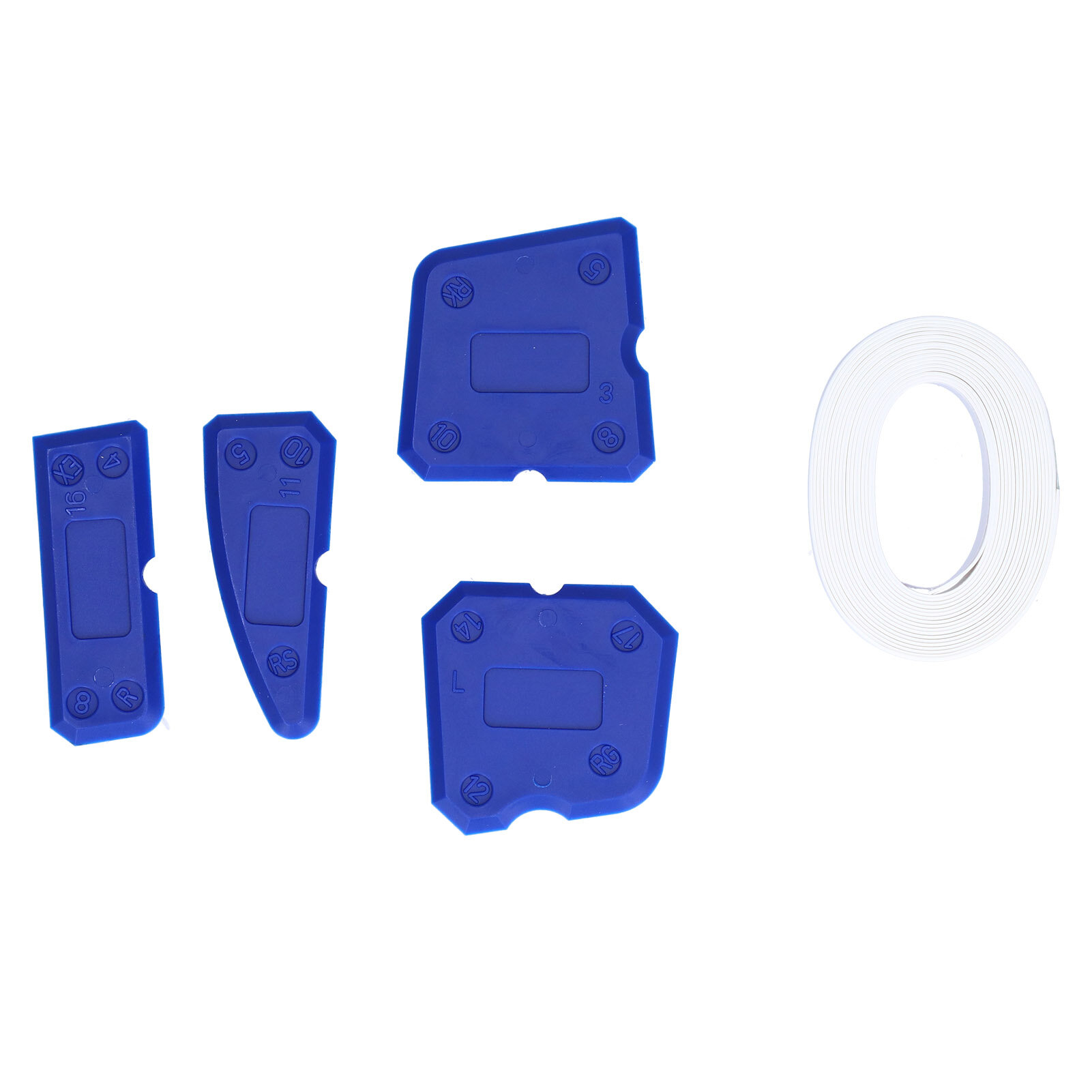 Герметизирующая лента-герметик, самоклеящаяся, с скребками, для пола кухни и ванной комнаты, устойчивая к плесени