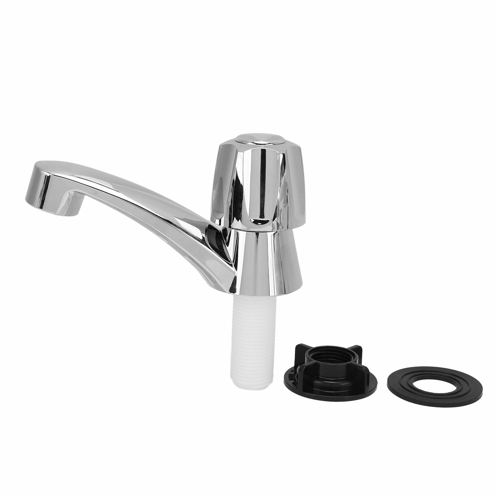 Однорычажный хромированный смеситель для ванной комнаты в автодоме, для яхты или катера, с холодной водой.