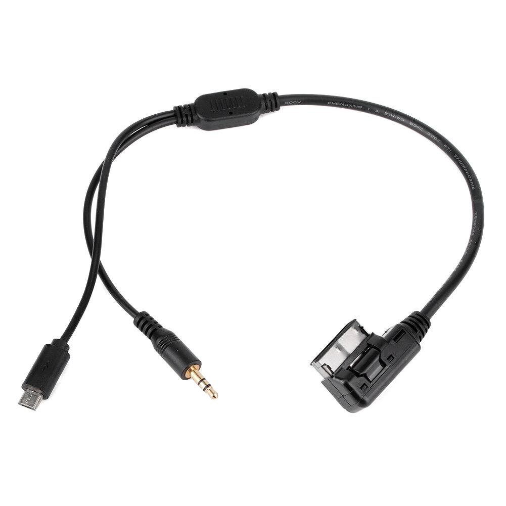 Соединительный кабель 3,5 мм, зарядный кабель AUX, 12 см/4,7 дюйма, подходит для Benz S SL CLS класса AMI, интерфейс MMI