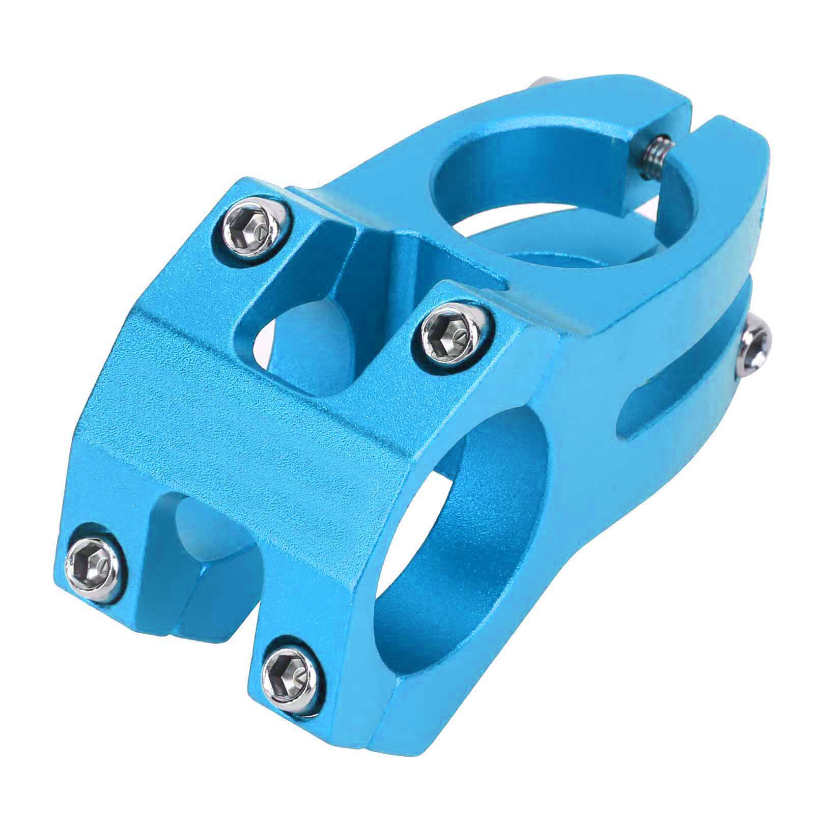 Вынос руля для горного велосипеда LUNJE 31.8X45MM из алюминиевого сплава, полый, короткий, синий.