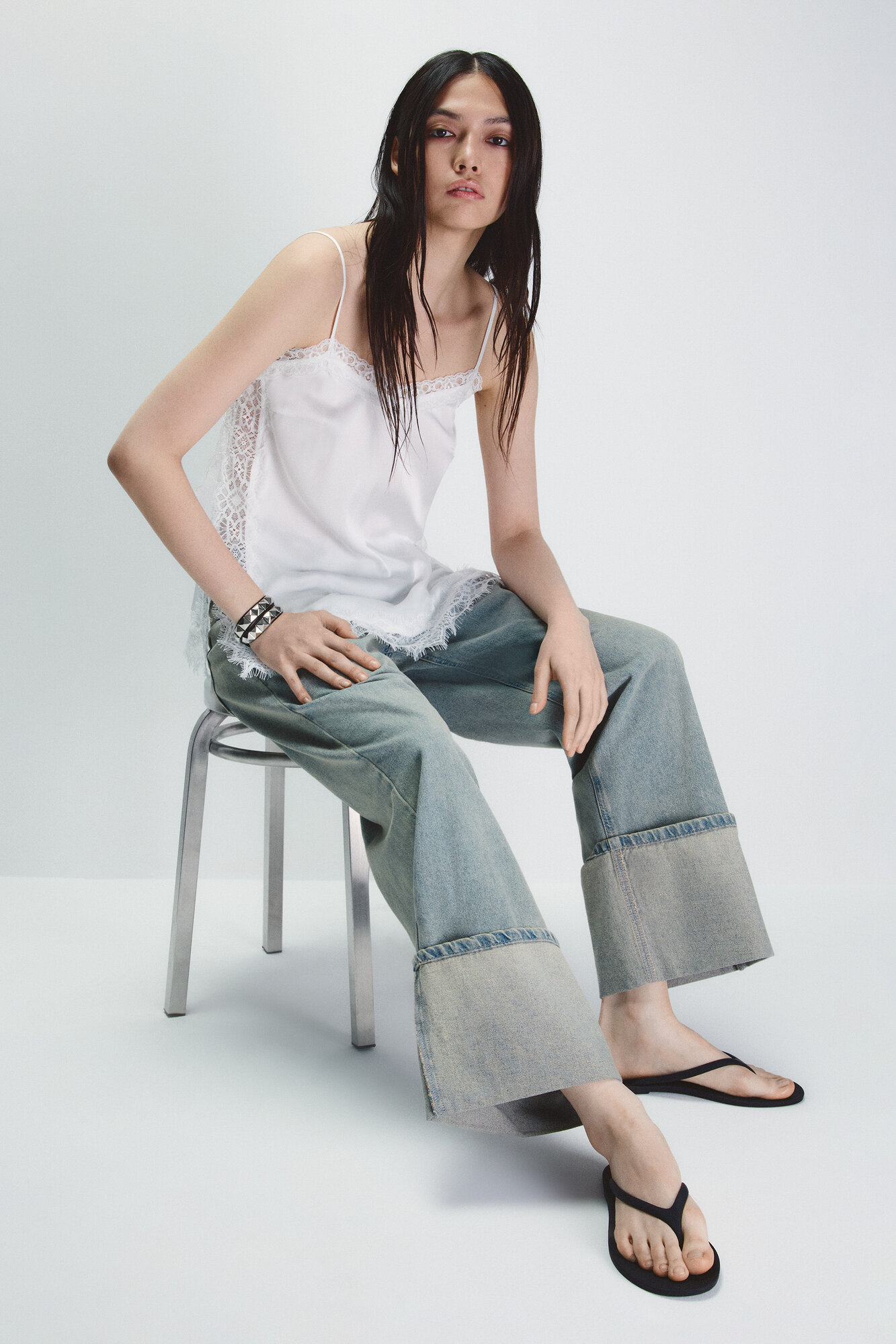 Джинсы багги Women Rock 