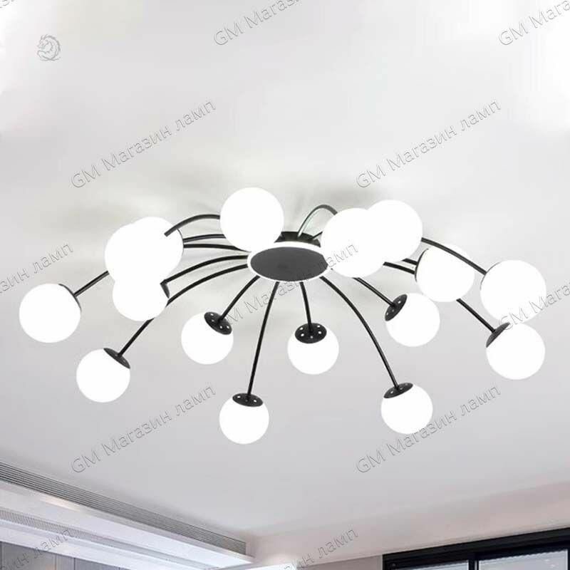 Французский винтажный светильник FC2007 — LED освещение в стиле парижского кафе для гостиной и кухни