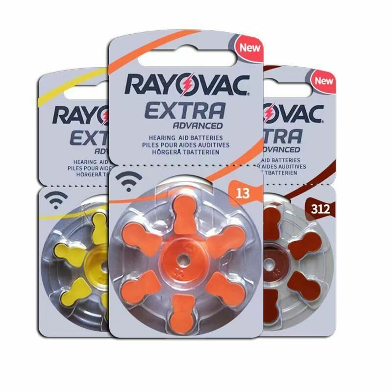 Элемент питания Rayovac Extra ZA13, 60шт