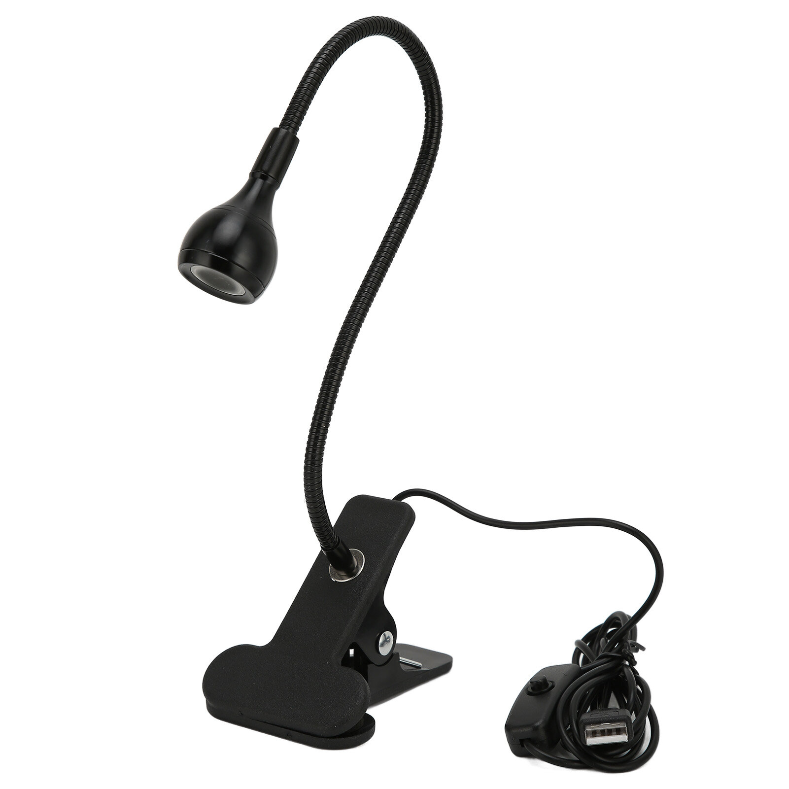 Гибкий светодиодный светильник на гибкой стойке с USB-подключением, 1 Вт, DC3-5V, вращение на 360 градусов, алюминиевый сплав, подключение и использование, для чтения и ремонта.