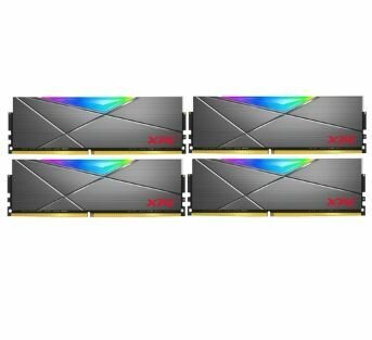 Оперативная память ADATA XPG SPECTRIX D50 RGB (AX4U36008G18I-QCTG50) DIMM DDR4 32 ГБ - 4 шт, 3600 МГц