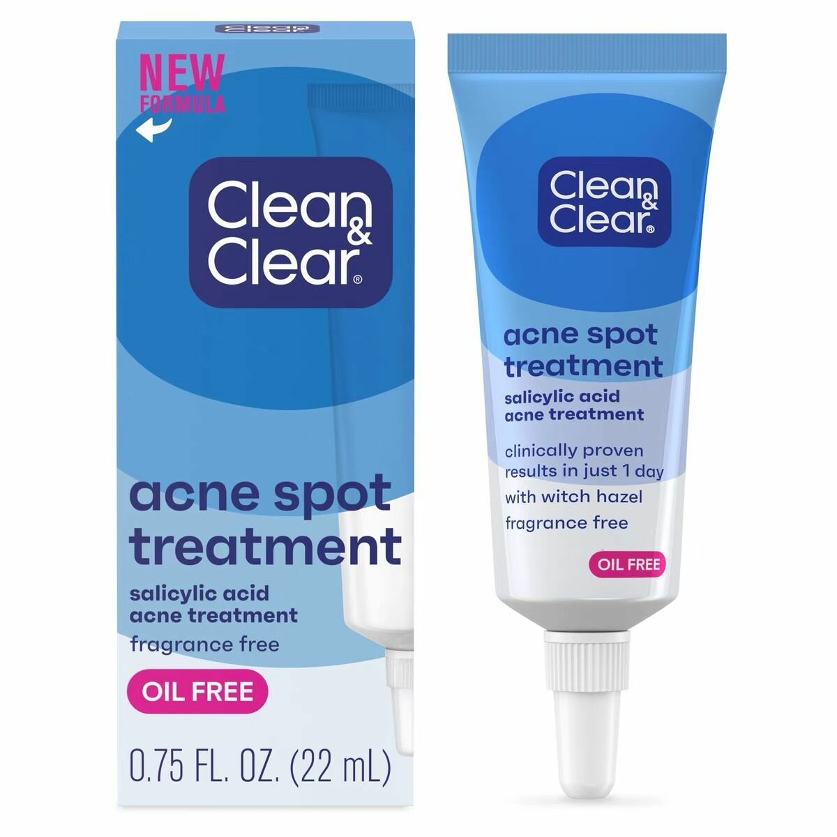 Гель для лечения угревой сыпи Clean&Clear, без масла, подходит для взрослых и подростков