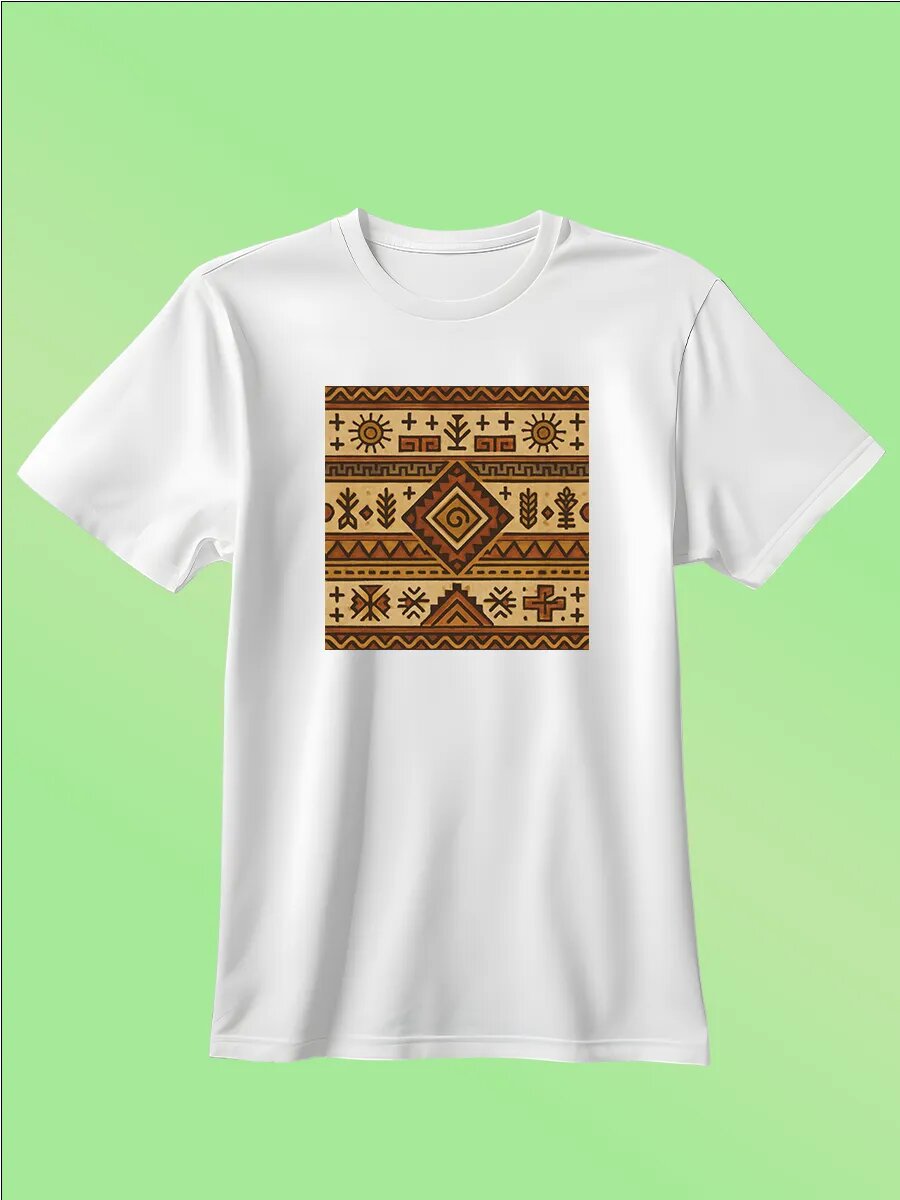Футболка этнические узоры
