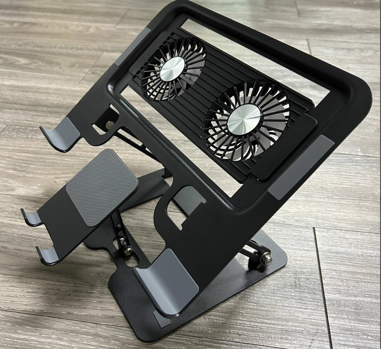 Охлаждающая подставка Gehowesy, для ноутбуков и смартфонов, с термоэлектрическим вентилятором