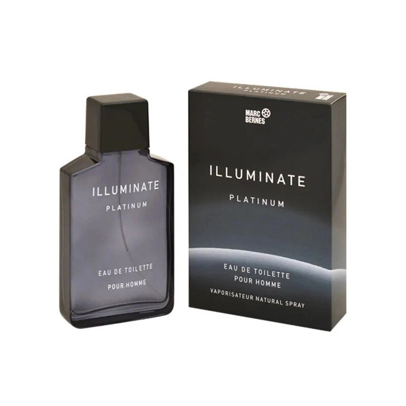 Туалетная вода Positive Parfum Illuminate Platinum 100 мл мужской / Иллюминэйт Платинум / Сияющая платина