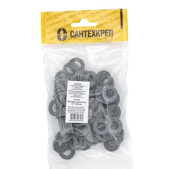 Ремоколор Паронитовая прокладка 1/2, 100 шт 61-0-016