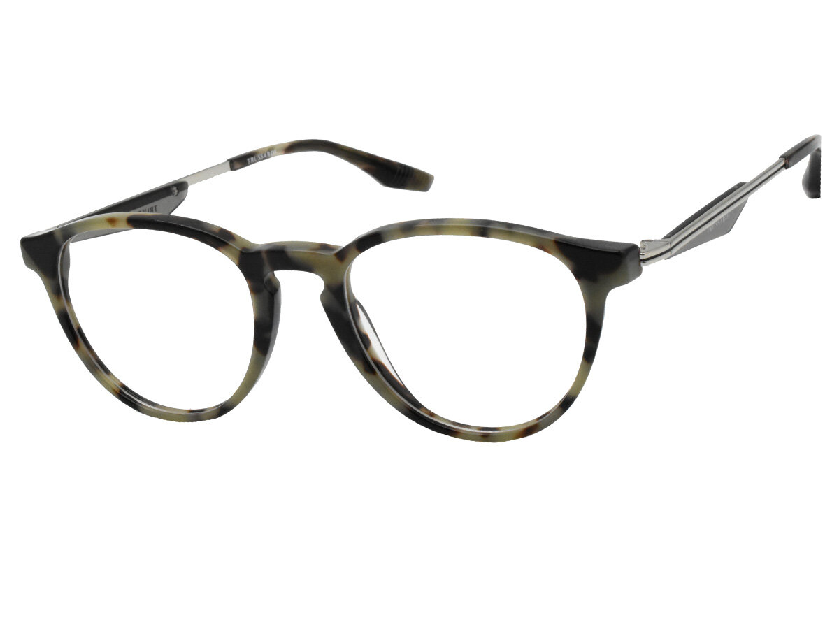 Оправа для очков Trussardi TSM 6001 C01 пол Женский форма оправы Панто цвет оправы Чёрный, Коричневый