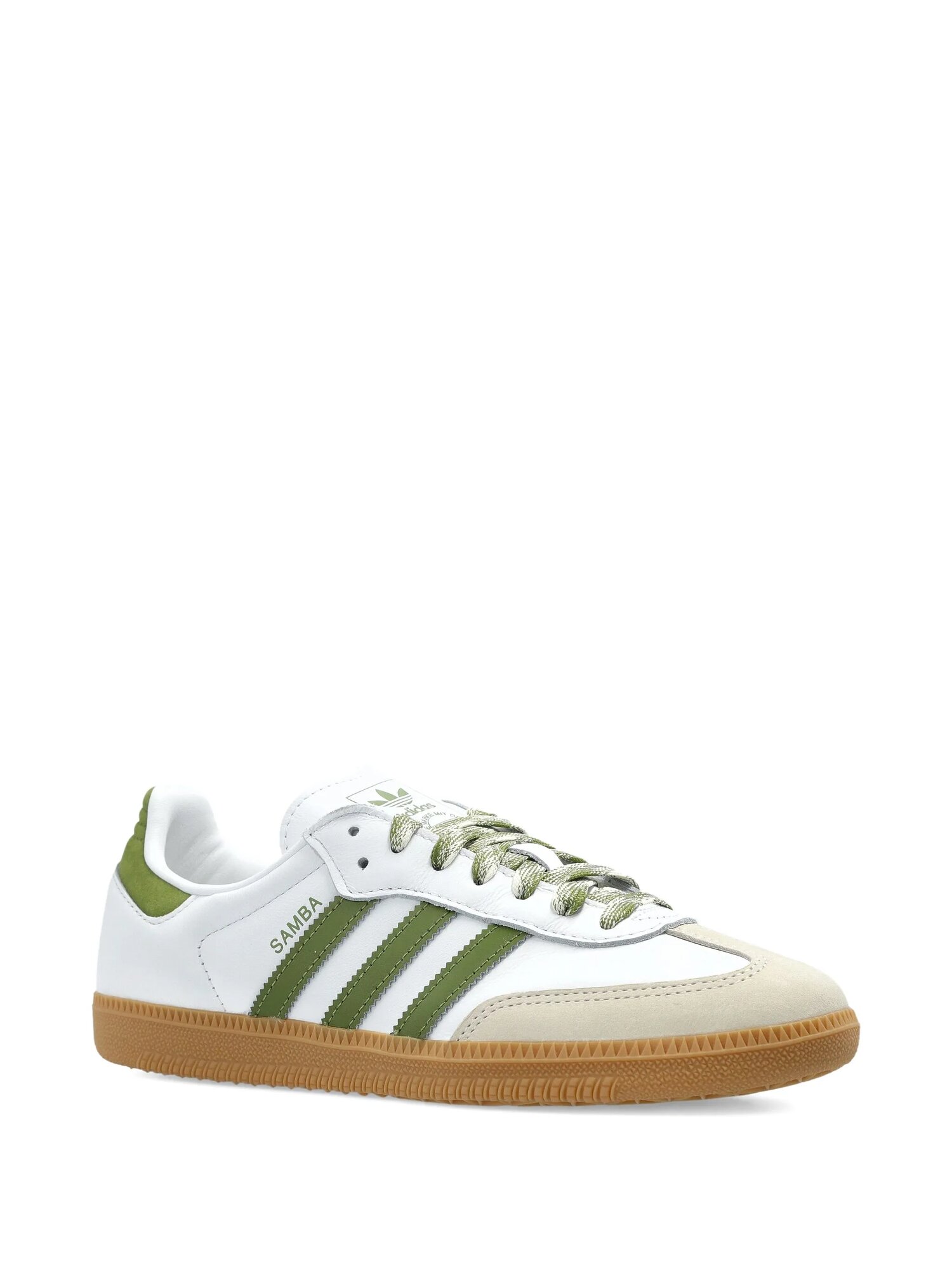 Кроссовки adidas Samba, размер 7 US, бежевый/белый — фото 1
