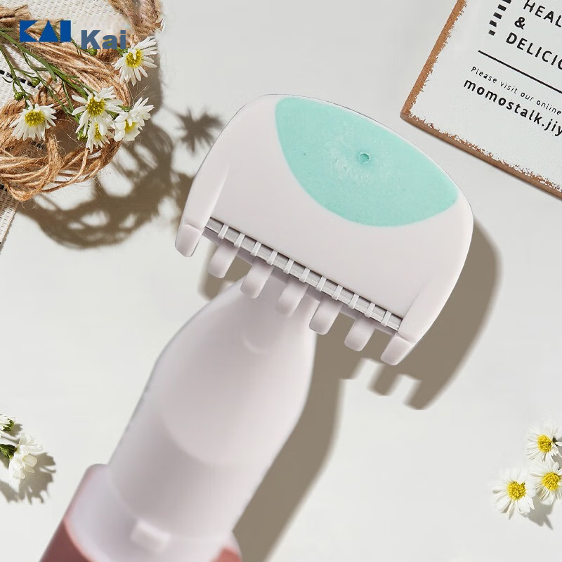 KAI Imported Micro-Machete, Sonic Electric Shaver for Intimate Areas, Specialized Small Head for Safe Hair Removal