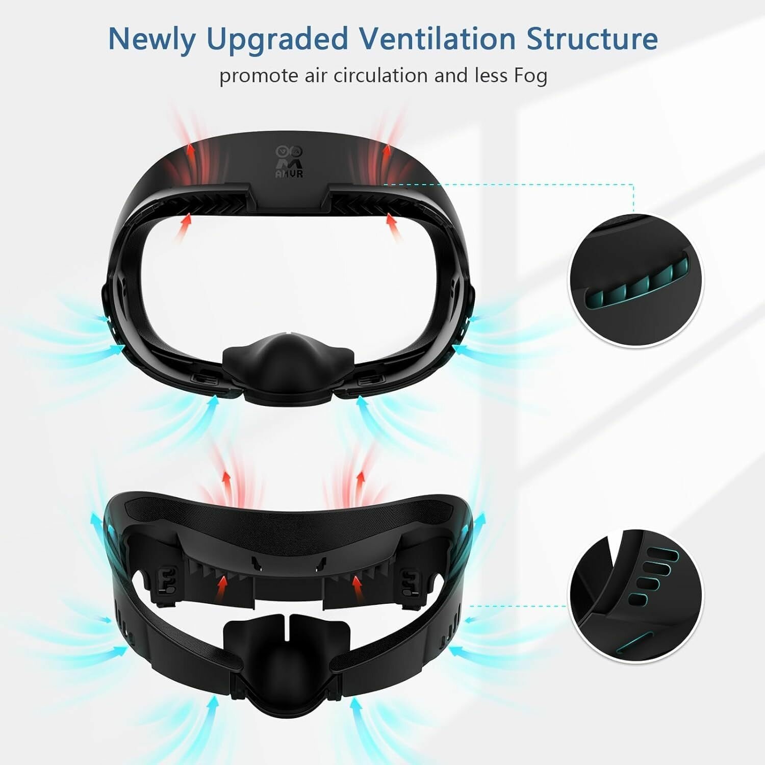 Лицевой интерфейс маска AMVR для Oculus Quest 3 — фото 1