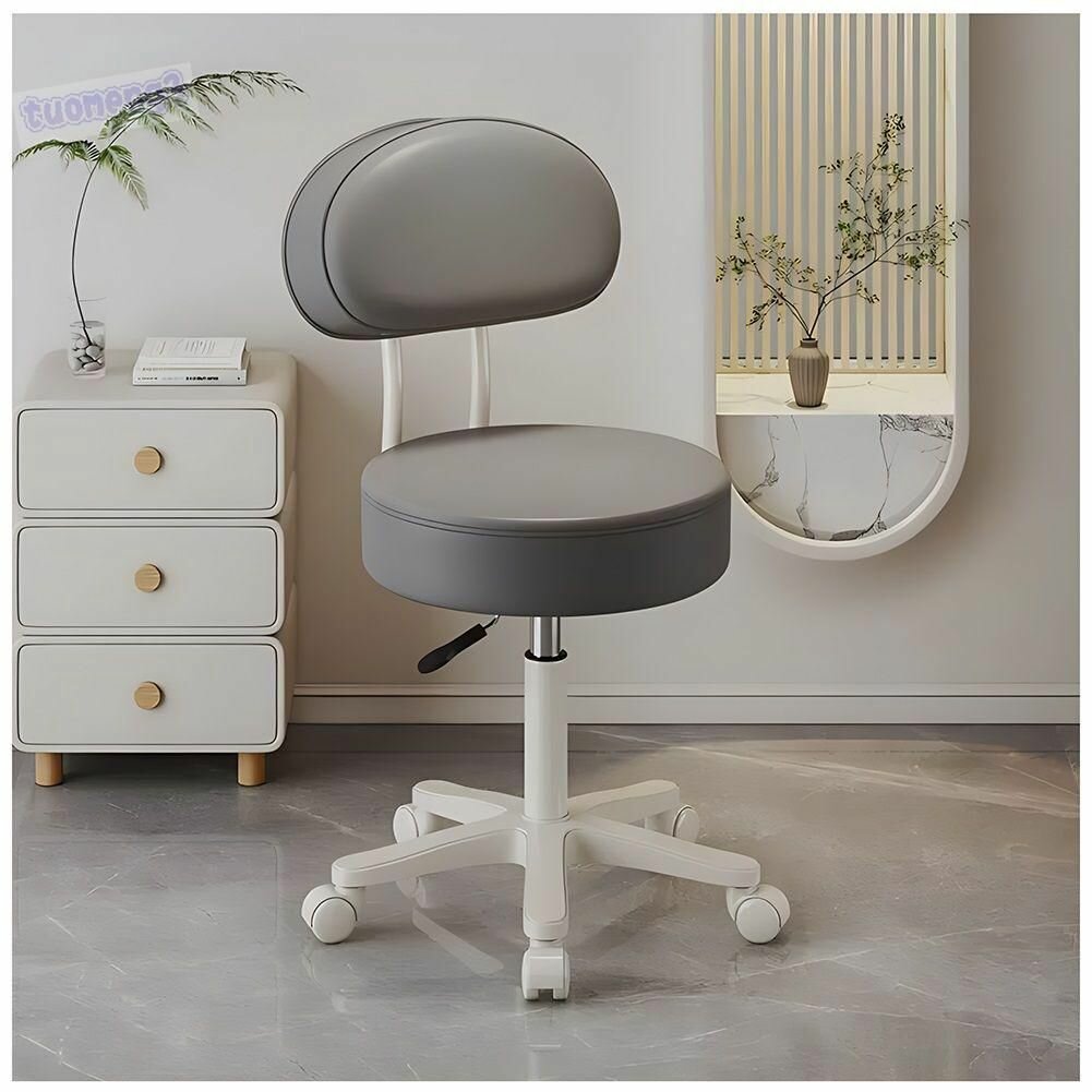 Стул Для Красоты, Стул Мастера Со Спинкой И Регулировкой Высоты, На Колесиках, 1 Шт