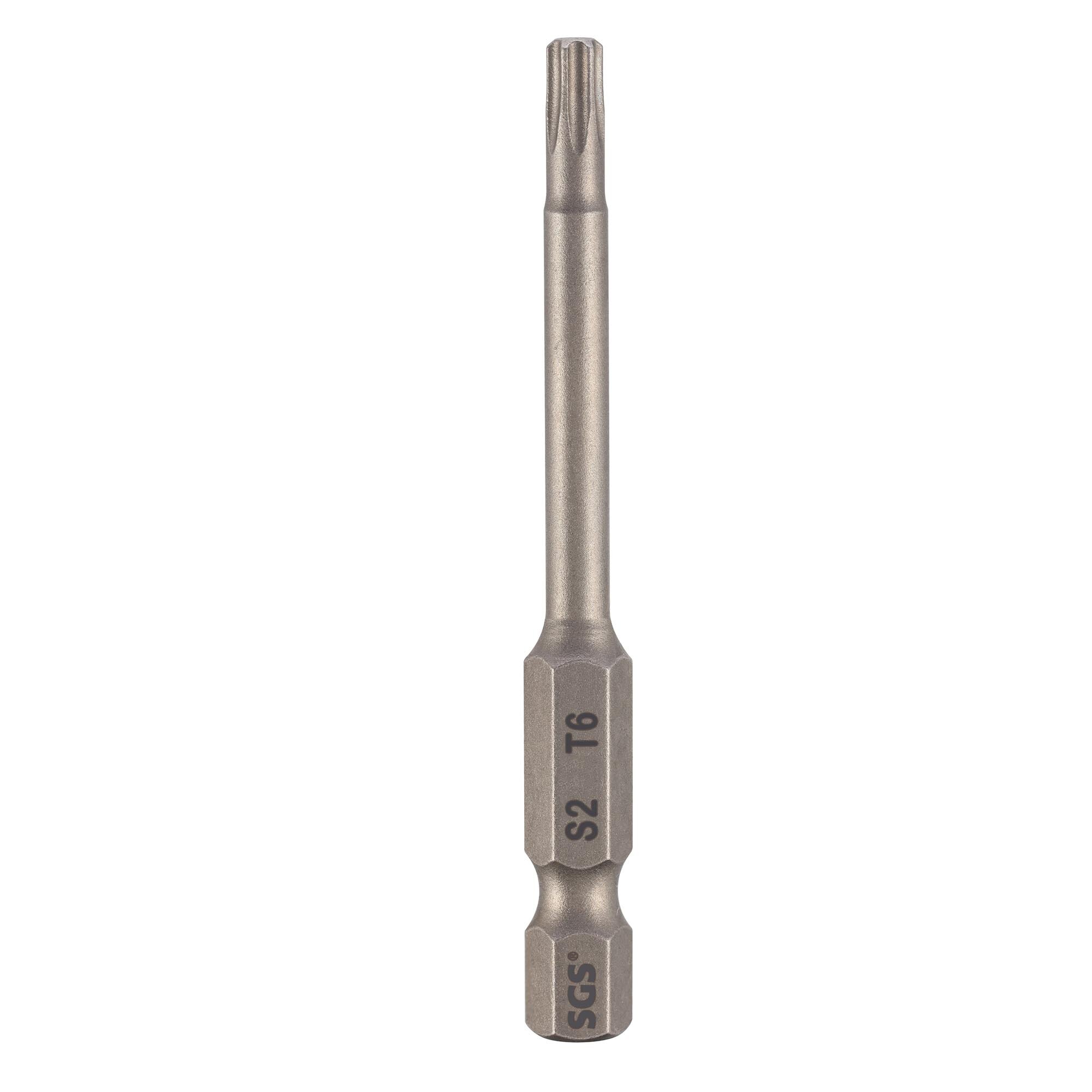 Бита T 6 х50мм TORX S2 1шт SGS 6350-T6