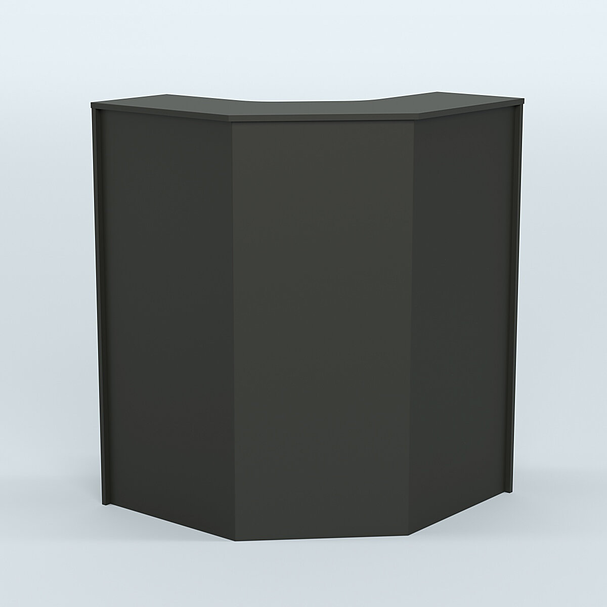 Ресепшен серии прайм №3 угловой, Черный