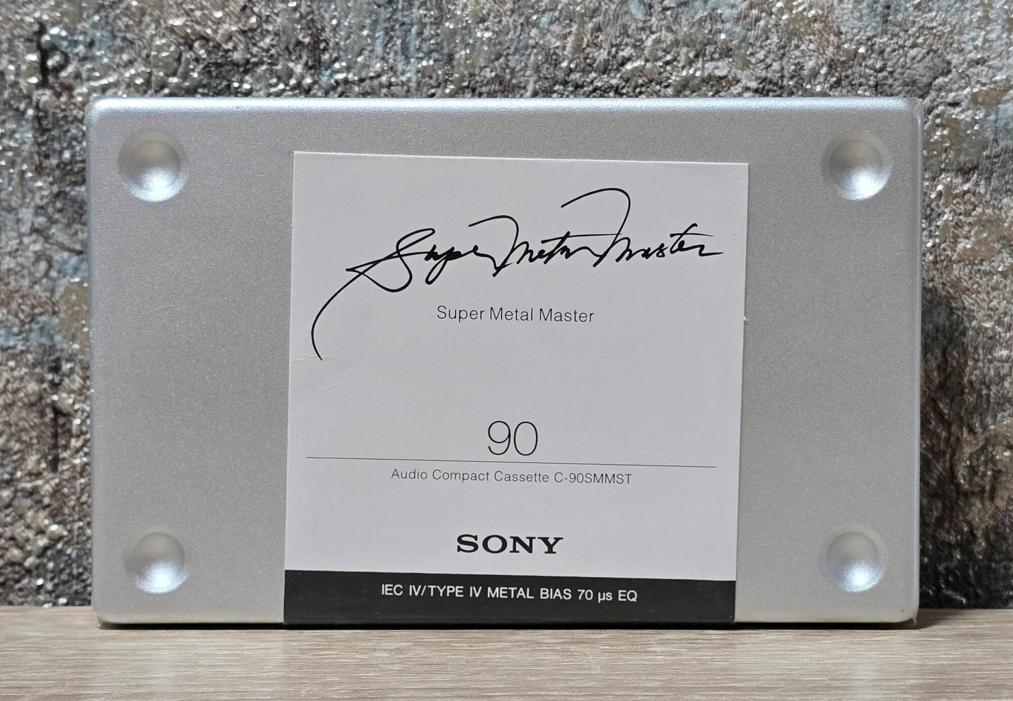 Аудиокассета SONY Super Metal Master 90