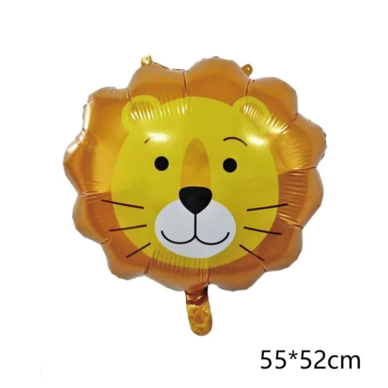 Фольгированные шары Q-версия мультяшные животные lion head