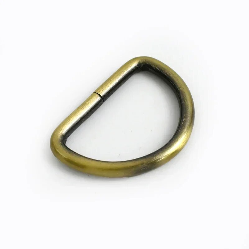 Пряжка D-Ring 32 мм, латунь, 10 шт.