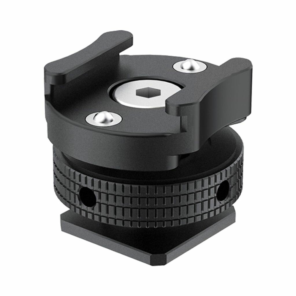 Аудио и аудиоаксессуары+вращающееся на 360 градусов демпфирующее сиденье для холодного башмака микрофона