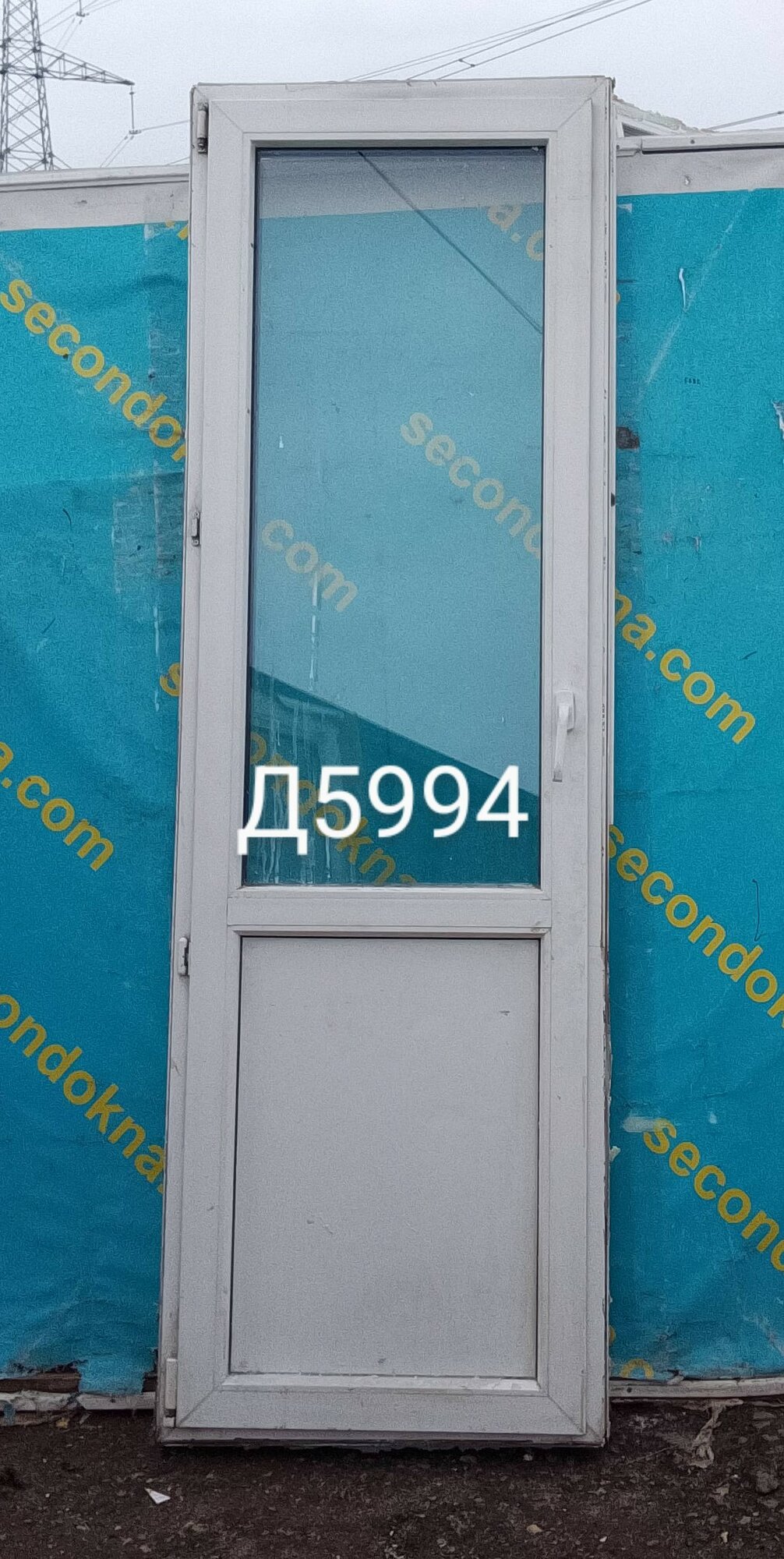 Дверь пластиковая Б/У 2200(в)х700(ш)