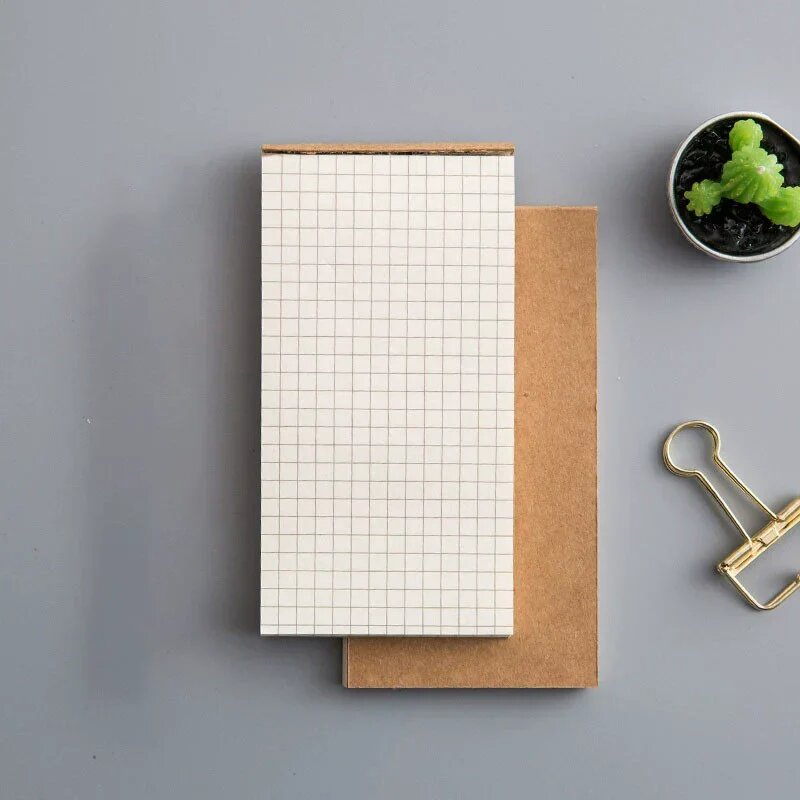 50 листов, отрывной карманный блокнот из крафт-бумаги, блокнот, канцелярские принадлежности, заметки, список дел, контрольный список, TODO Project Notes