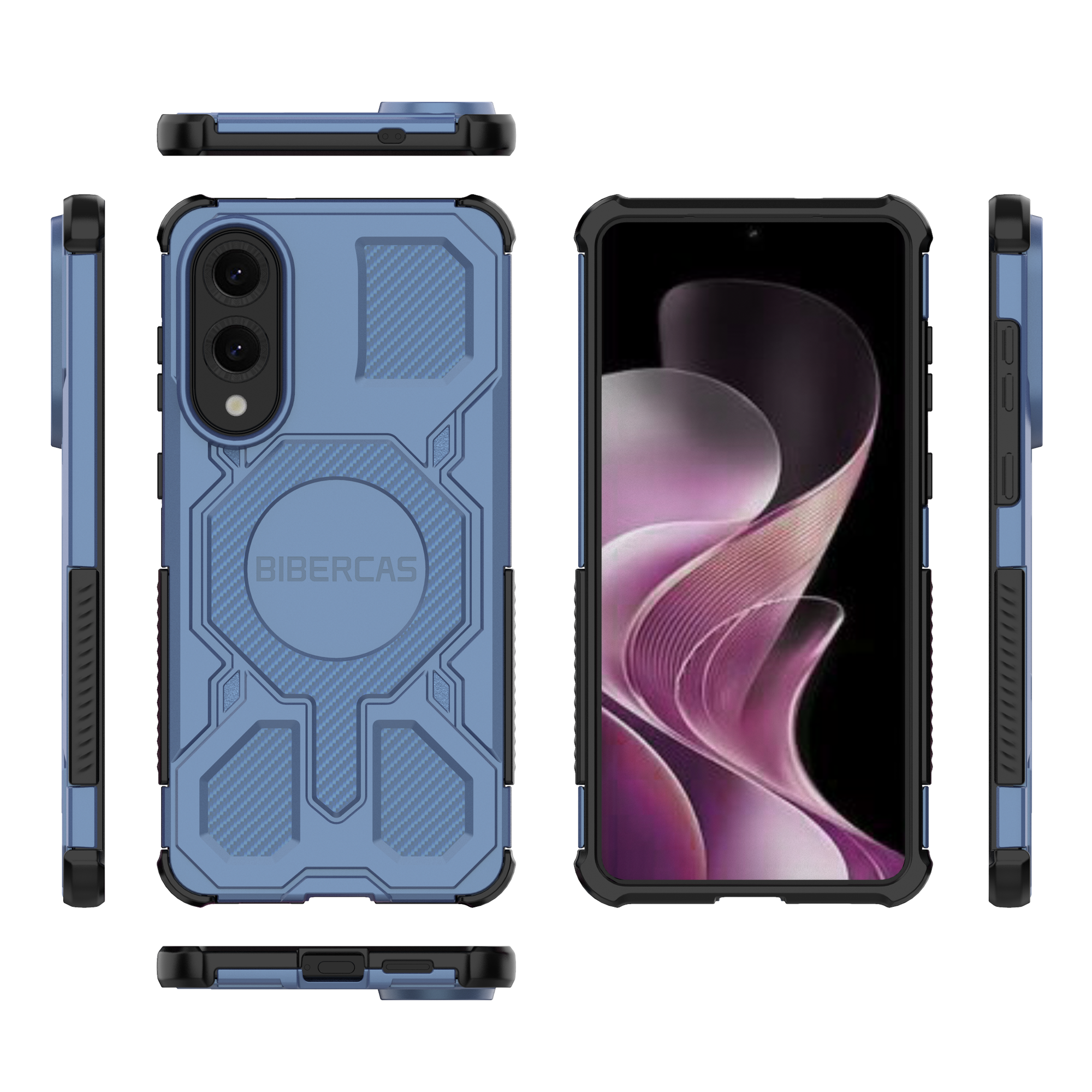 Подходит для Samsung Galaxy S25 Edge / Самсуиг Галакси С25 Edge Чехол для смартфона, подставка, soft touch,360° Полная защита, кобура, поликарбонат (PC), защита камеры, ударопрочный, усиленные углы