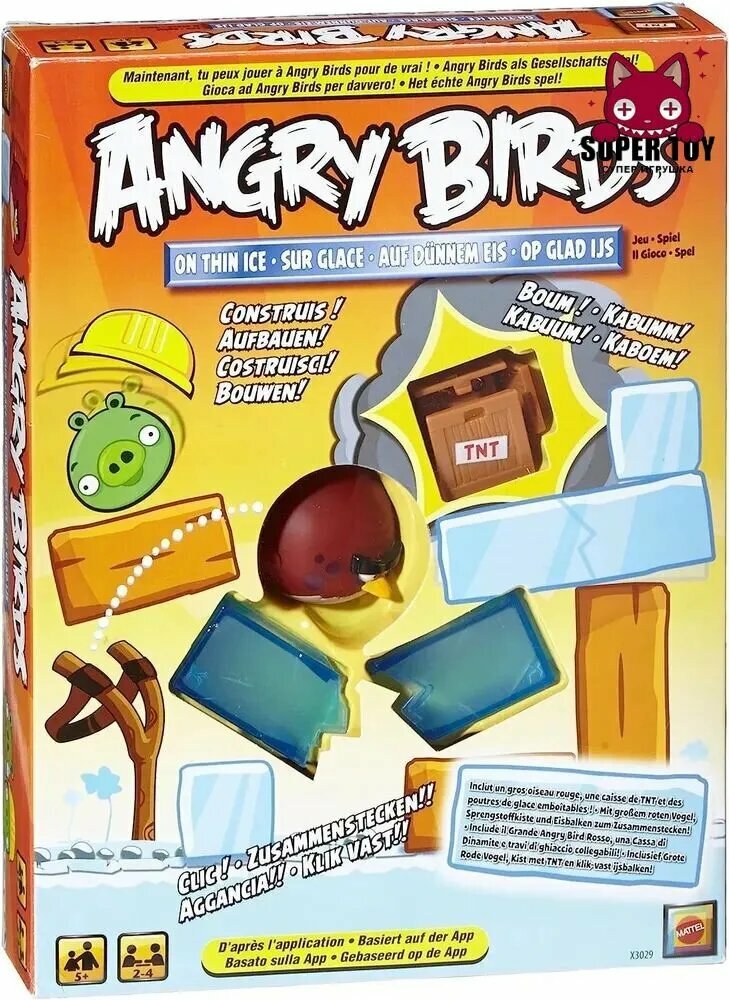 Статуэтка и аксессуары, игра Angry Birds On Thin Ice