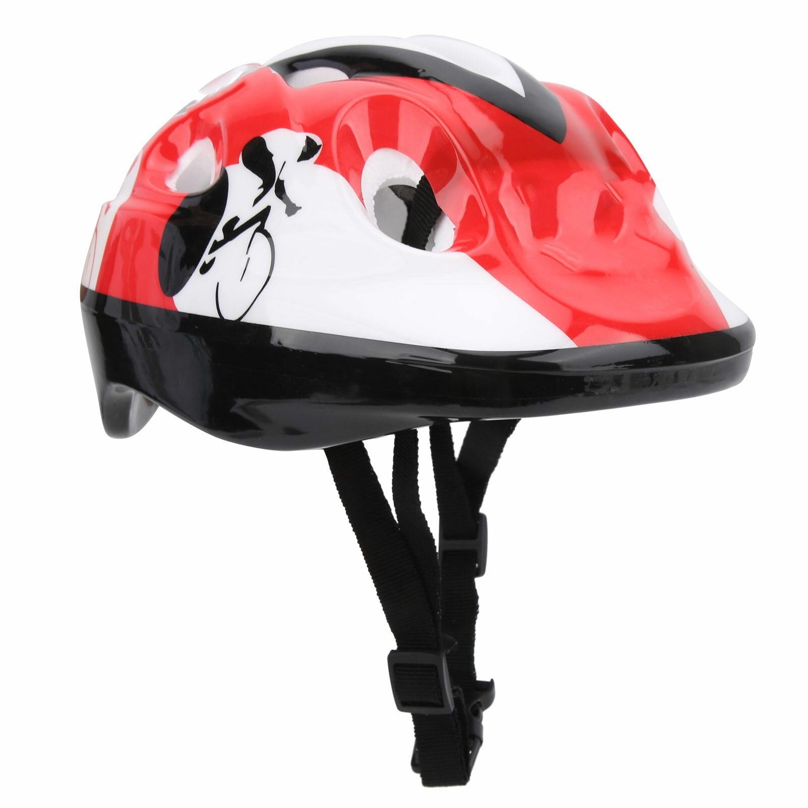 Детский регулируемый шлем для езды на велосипеде, скейтборде, роликовых коньках, лёгкий защитный шлем для мальчиков и девочек, красный