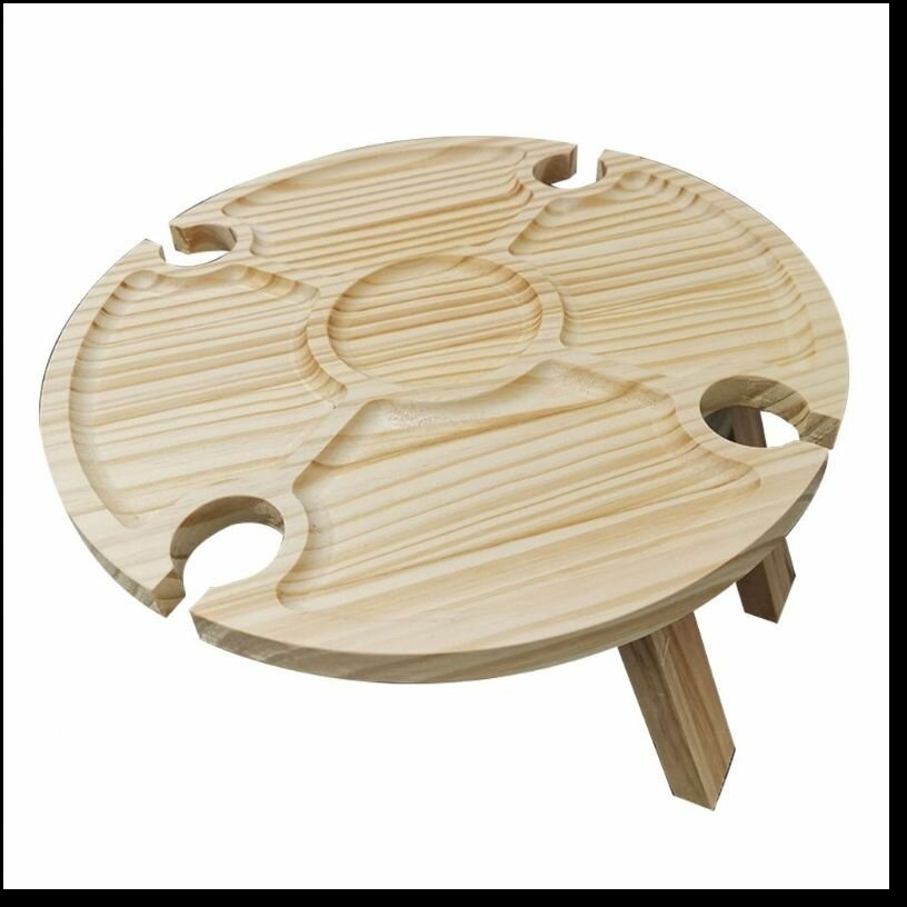 (1 комплект) Уличные переносные столы и стулья, подвесной винный стеллаж для развлечений