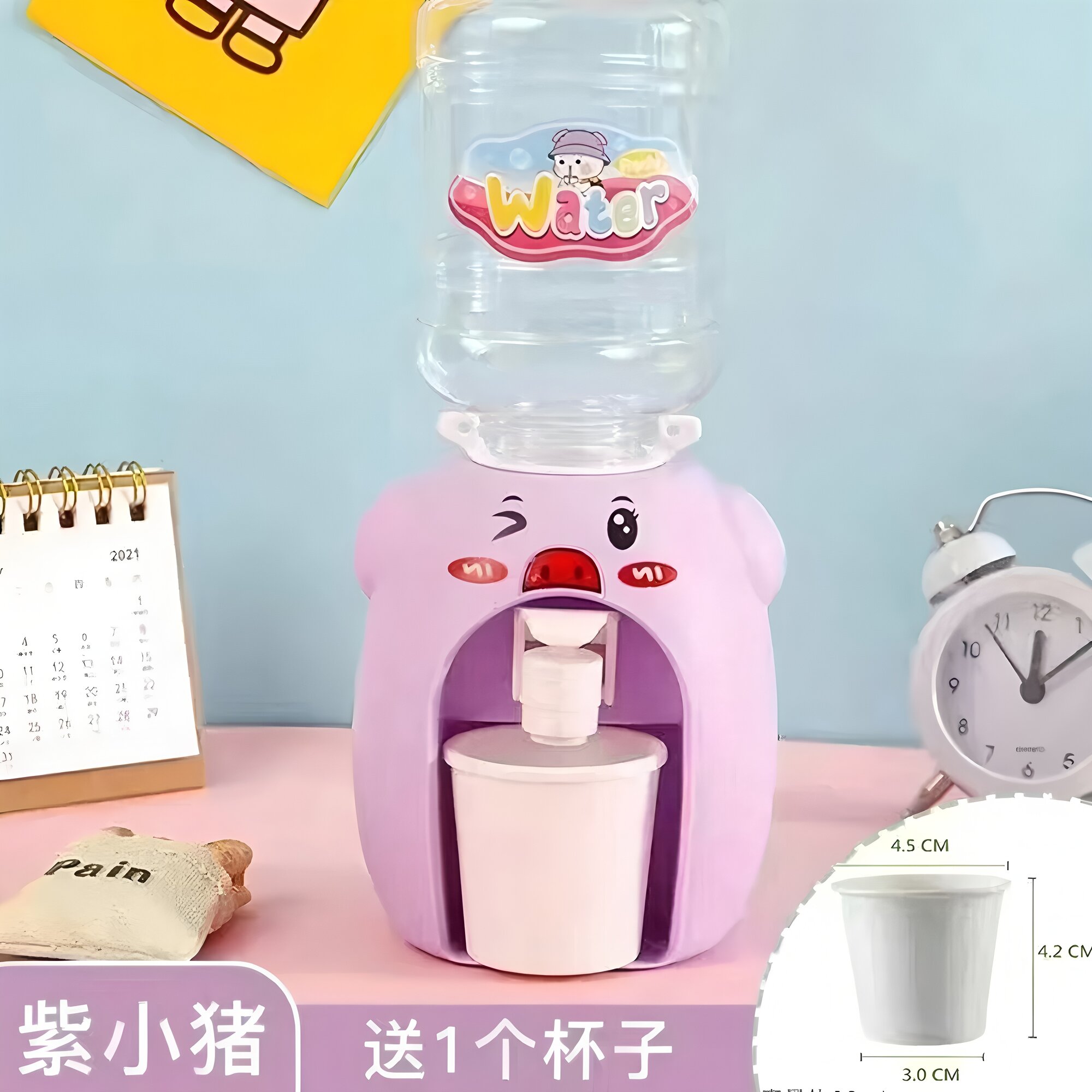 Бизиборд "Малыш влюбляется", с игрушкой-дозатором, для развития навыков самостоятельности, 18 см