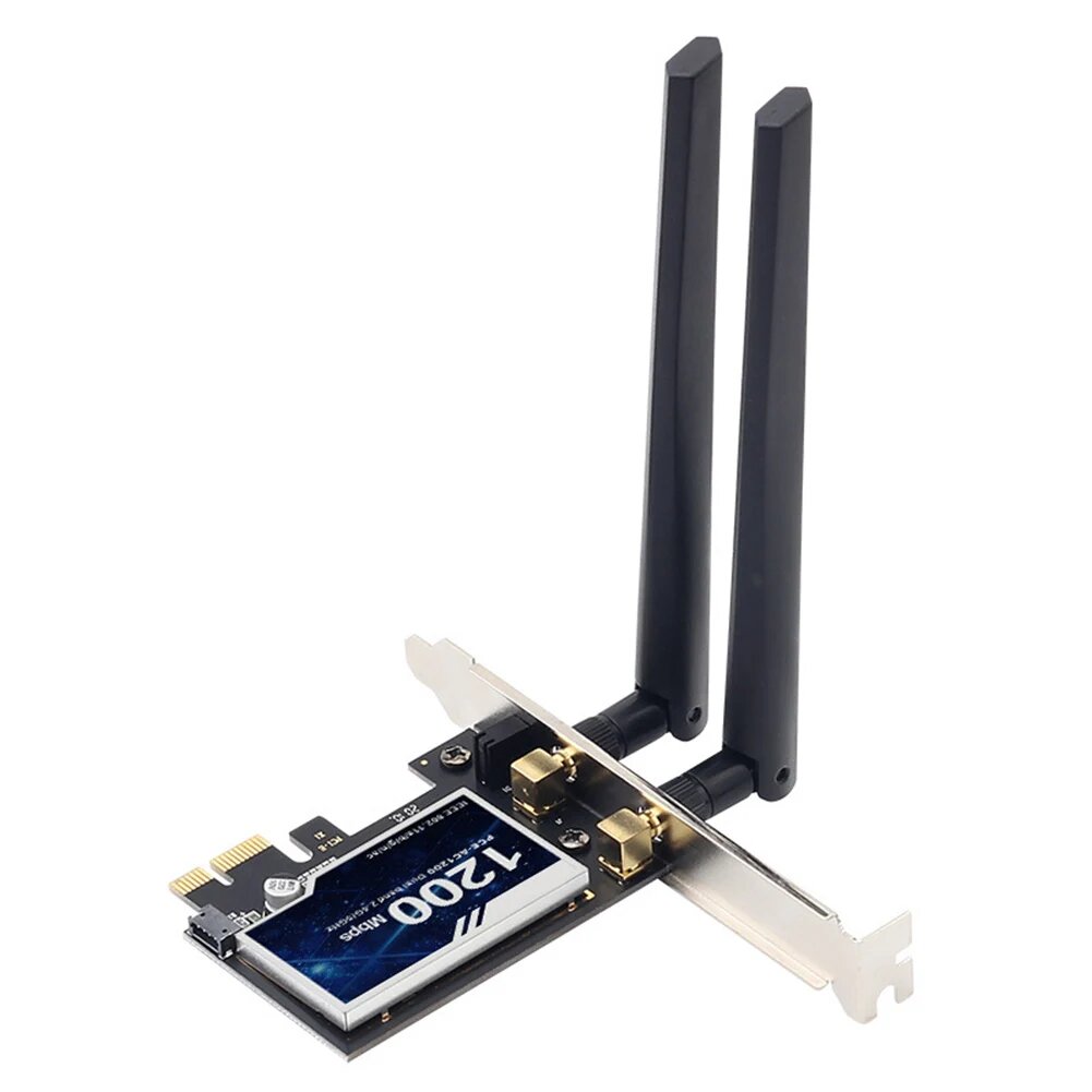 Wi-Fi адаптер 4,0 PCI-E, совместимый с Bluetooth, настольный беспроводной сетевой адаптер Wi-Fi для Microsoft Windows 7/8/10/11 Linux
