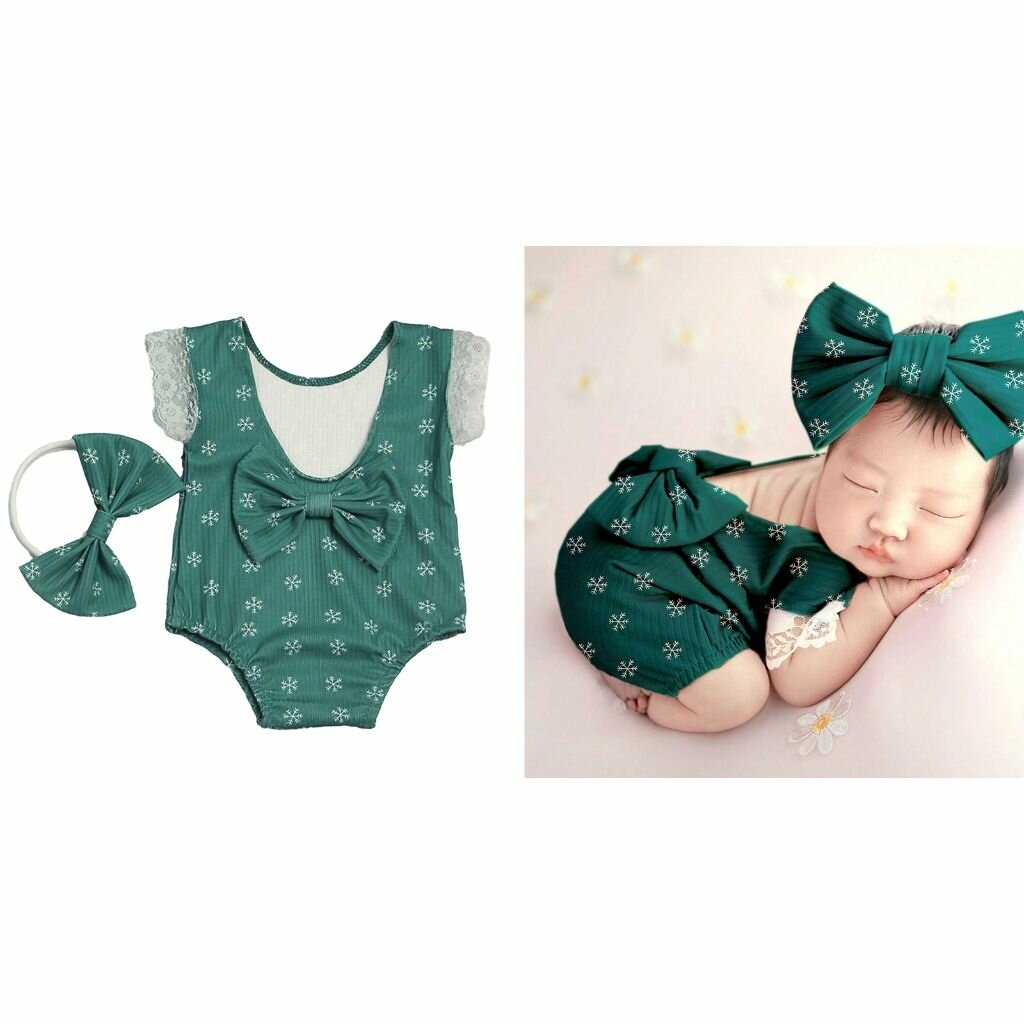 Рождественская фотография новорожденного