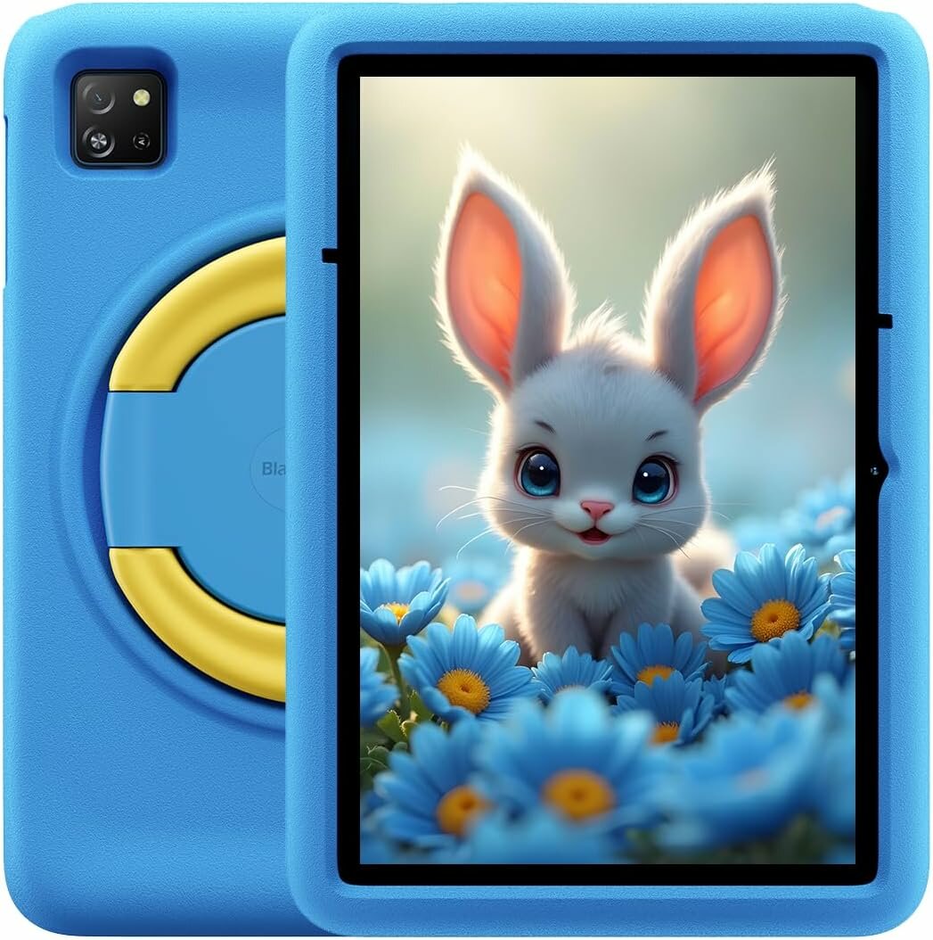Blackview Tab 60 Pro Kids, детский планшет на Android 15, 4 ГБ ОЗУ 128 ГБ (с возможностью расширения до 2 ТБ),10.1, Wi-Fi,128 ГБ,4 ГБ,7700