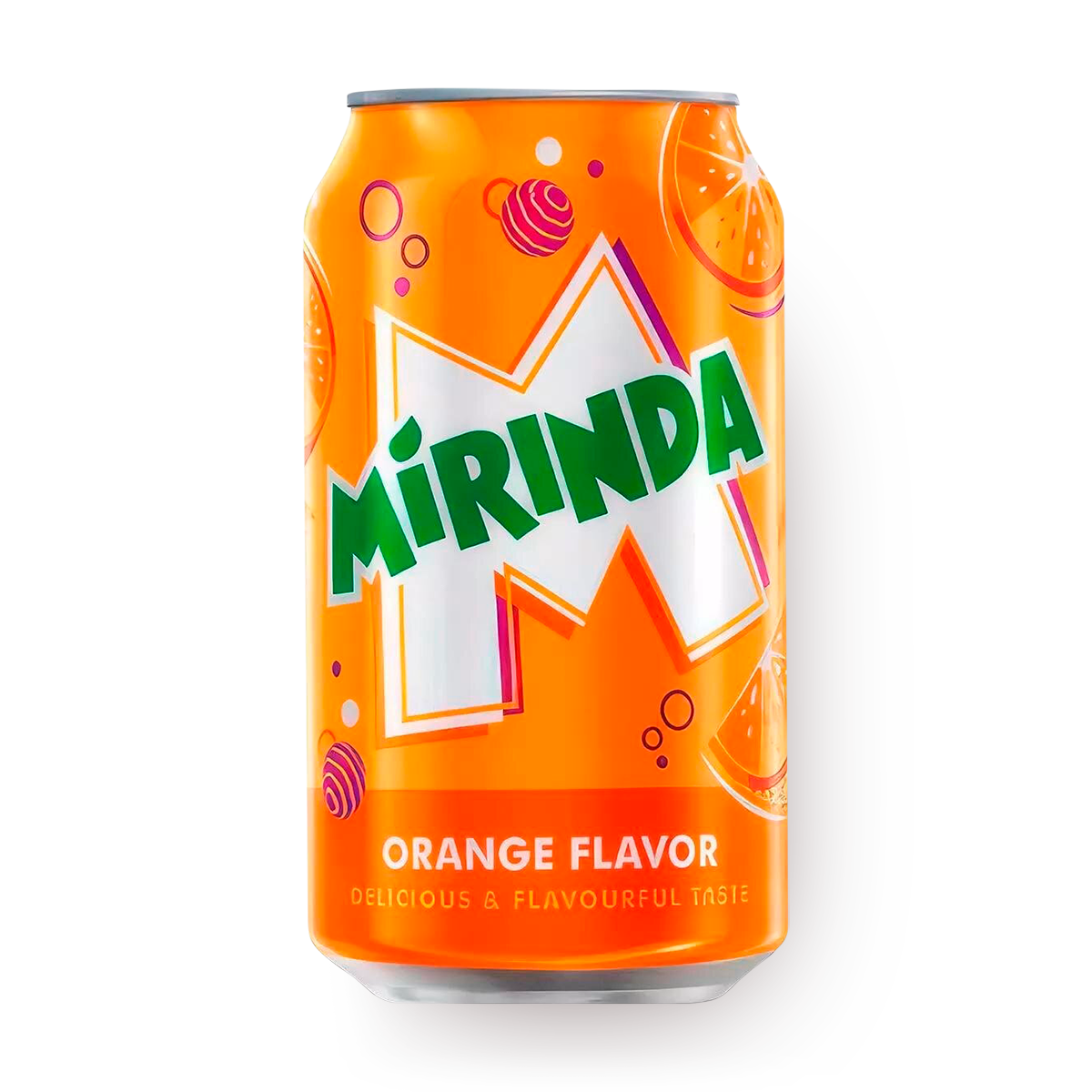 Напиток Mirinda Orange, газированный, в металлической банке, 330 мл