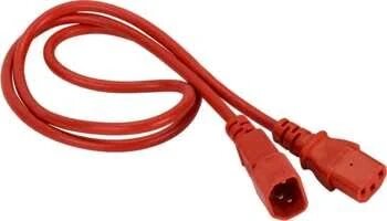 Шнур питания Lanmaster LAN-PP13/14-1.0-RD C13-С14 проводник:3x0.75мм2 1м 220В 10А (упак:1шт) красн