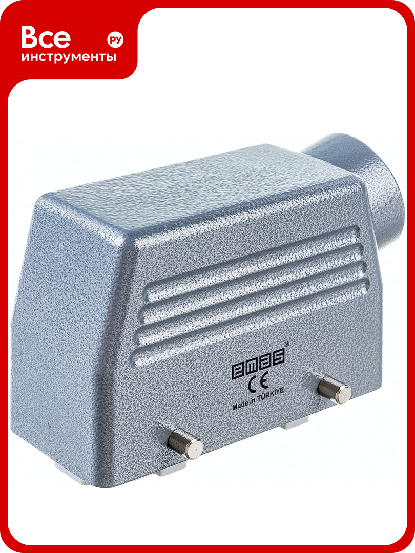 Вилка Emas боковой ввод, 16А, 400В. EBM16FU10, 16 А, 400 В