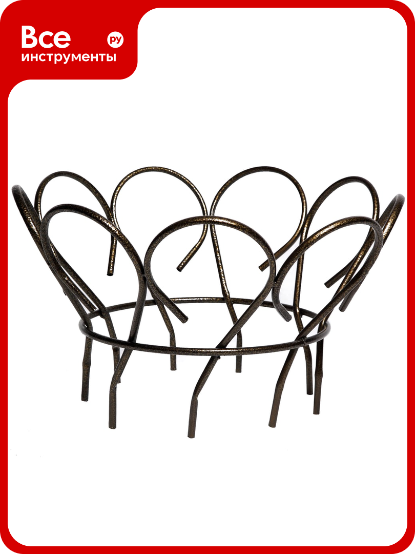 Цветочница Sadagro Ромашка бронзовая, стальная, неразборная конструкция, предназначенная для растений и цветов