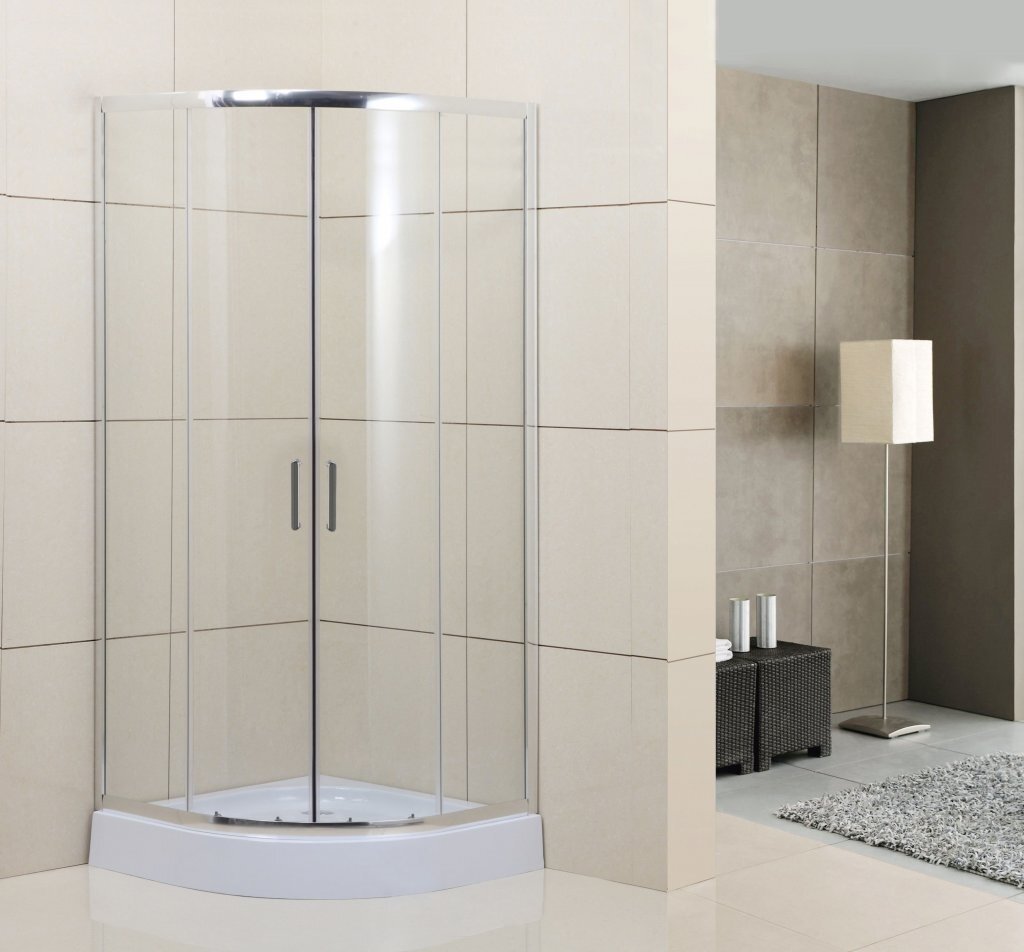 Душевой уголок BelBagno UNO 195-R-2 85x85 прозрачный/хром